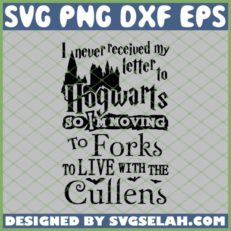 Harry Potter Twilight Crossover SVG | Funny Hogwarts Forks Design