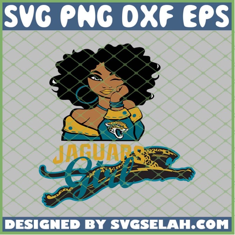 Jaguars Girl SVG PNG DXF – Jacksonville Fan Digital Design