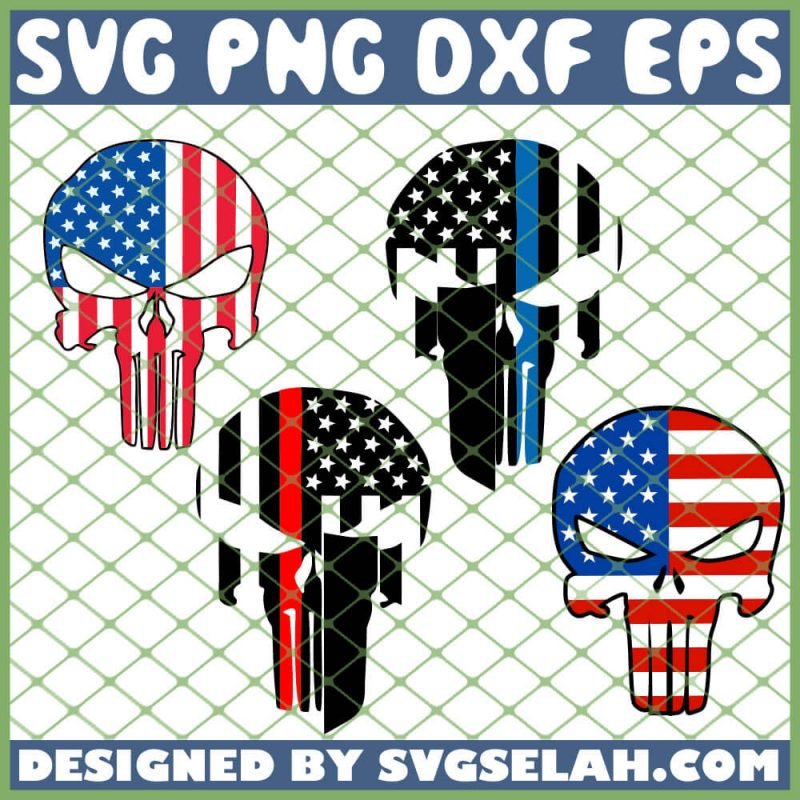Punisher Flag SVG, Marvel SVG, PNG, DXF, EPS, Design Cut Files, Image ...