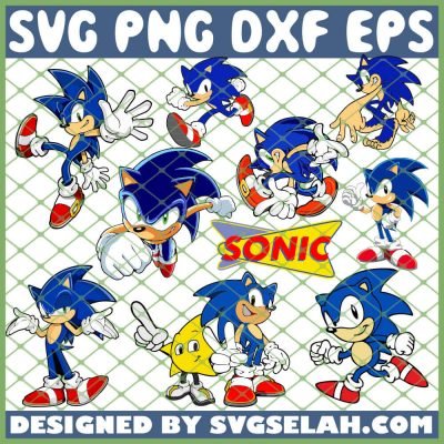 Super Sonic SVG, PNG, DXF, EPS, Design Cut Files, Image Clipart - SVG Selah