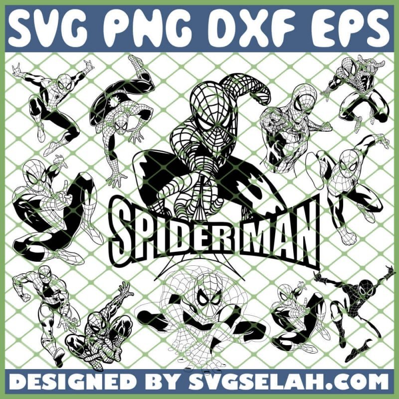 Stan Lee Respect Spiderman Black Suit SVG - Marvel Tribute