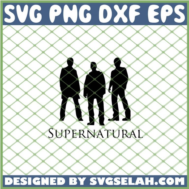 Supernatural SVG, Logo, Three Mans SVG, PNG, DXF, EPS, Design Cut Files ...