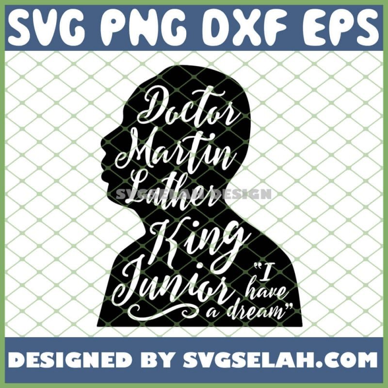 MLK Day SVG | Martin Luther King Jr. Digital Design for Cricut
