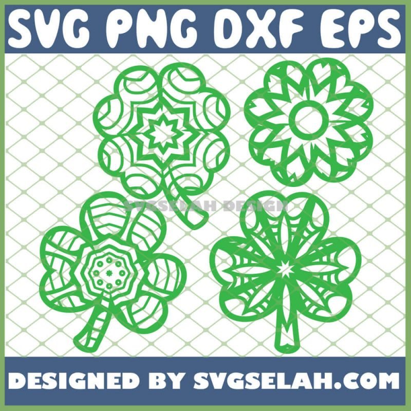 Lucky Baseball Shamrock SVG - St. Patrick's Day Baseball File