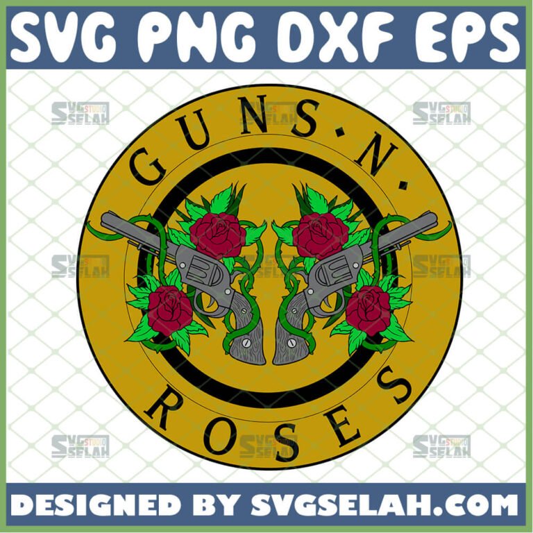 Guns N' Roses SVG PNG DXF EPS | Iconic Rock Logo Digital Download