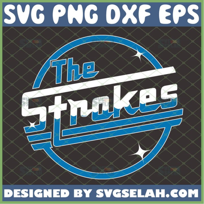 The Strokes Logo SVG | Retro Indie Rock Band Design File