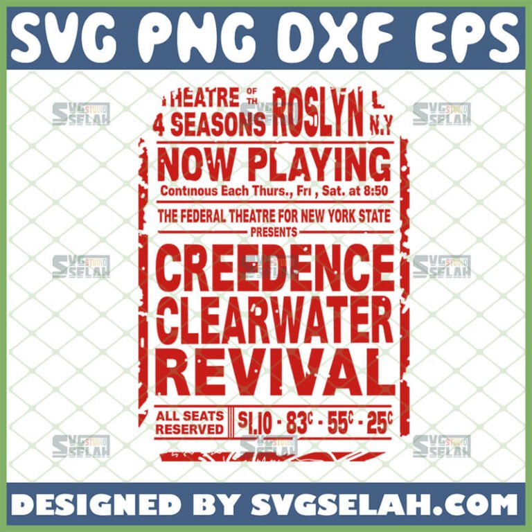 Creedence Clearwater Revival SVG, Ccr Rock Band Shirt Ideas - SVG Selah