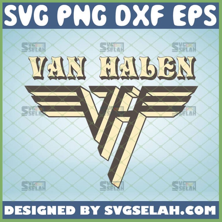 Van Halen Logo SVG PNG DXF EPS | Classic Rock Band Design