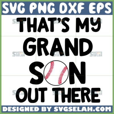 That's My #22 Grandson SVG | Football Game Day Digital Design