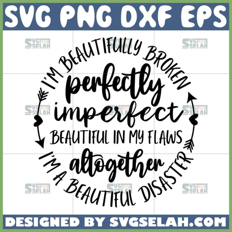 Perfectly Imperfect SVG - Beautifully Broken Digital Design