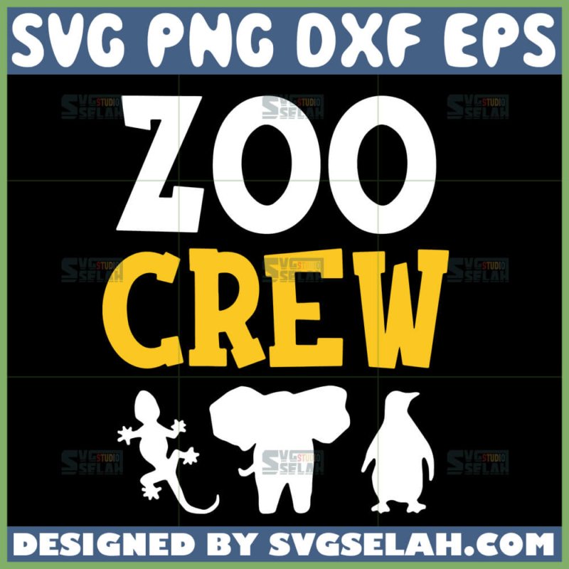 Zoo Crew SVG | Family Zoo Trip Shirt Design & Animal File