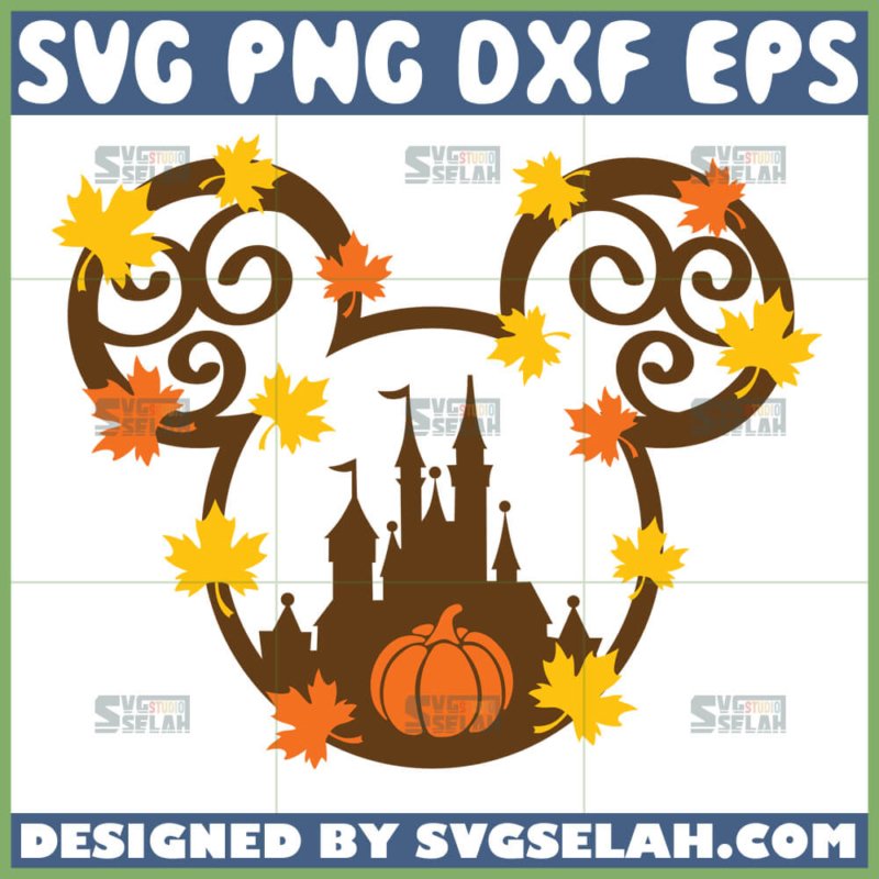 Mouse Fall SVG, Mickey Fall SVG - SVG Selah