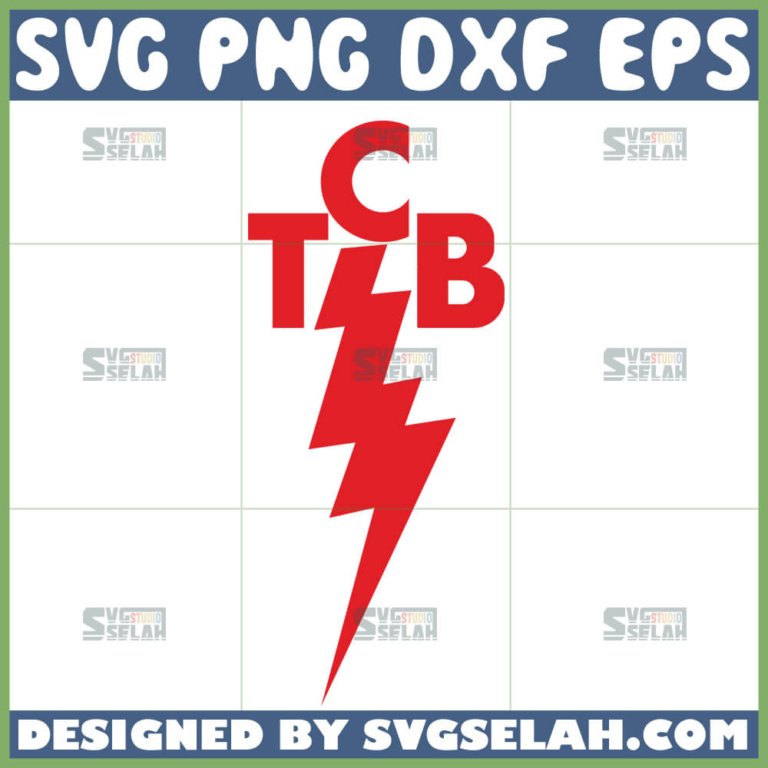TCB Lightning Bolt SVG | Elvis Presley Taking Care of Business File