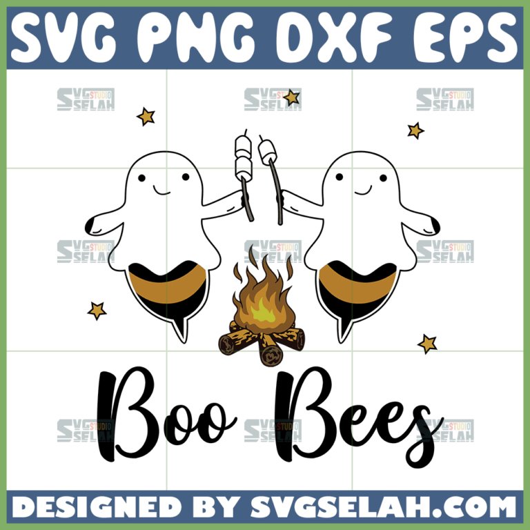Boo Bees SVG | Ghost Bee Funny Halloween Cut File